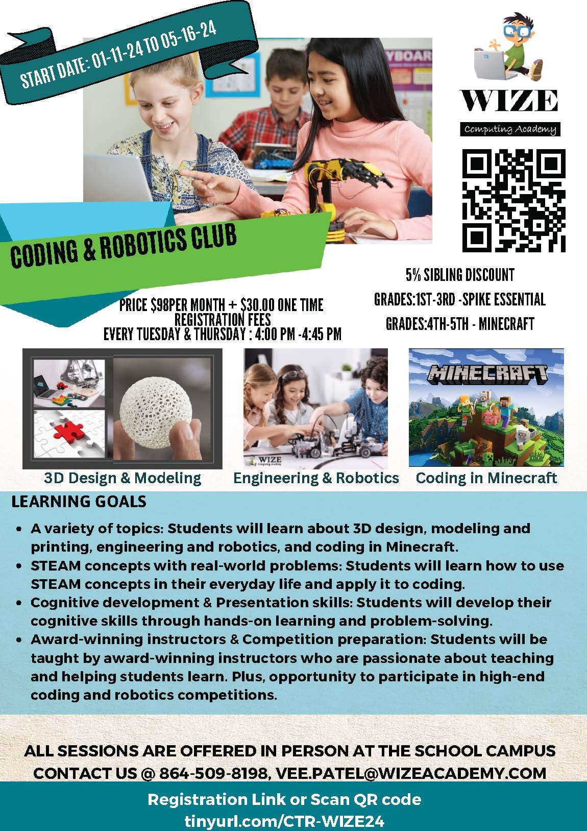 WIZE Computing Academy | Christ the Redeemer Catholic School | Cypress, TX